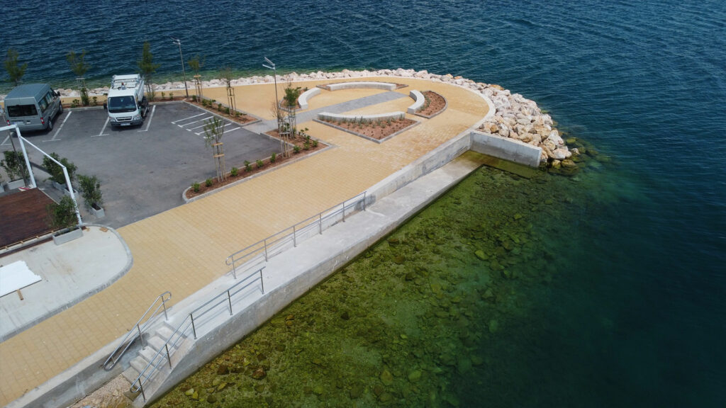 Izgradnja šetnice Artina, otok Ugljan | Kali gradnja